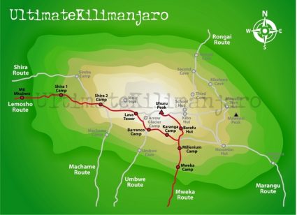 Lemosho Route – Eight Day Itinerary – Lemosho Route
